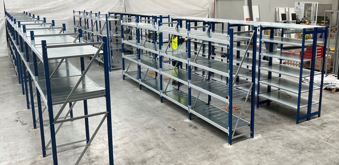 Grootvakstelling - Magazijnrekken